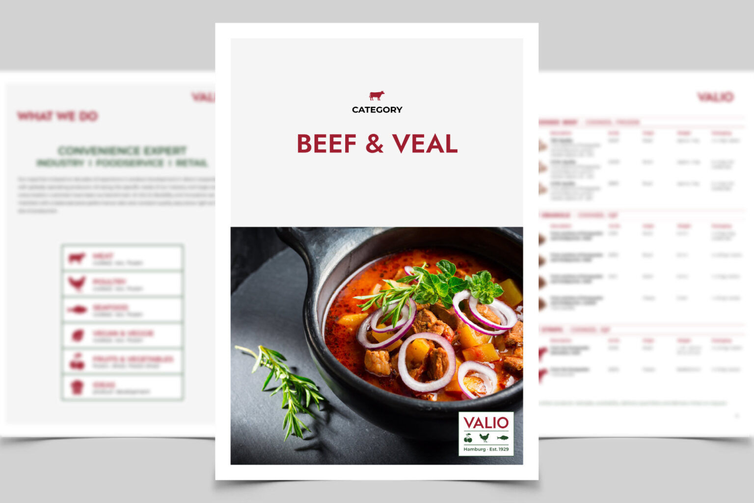 VALIO Product Catalog Beef & Veal 2025 - VALIO.de