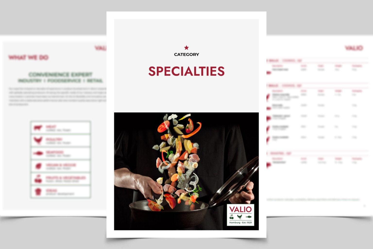 VALIO Product Catalog Specialties 2025 - VALIO.de